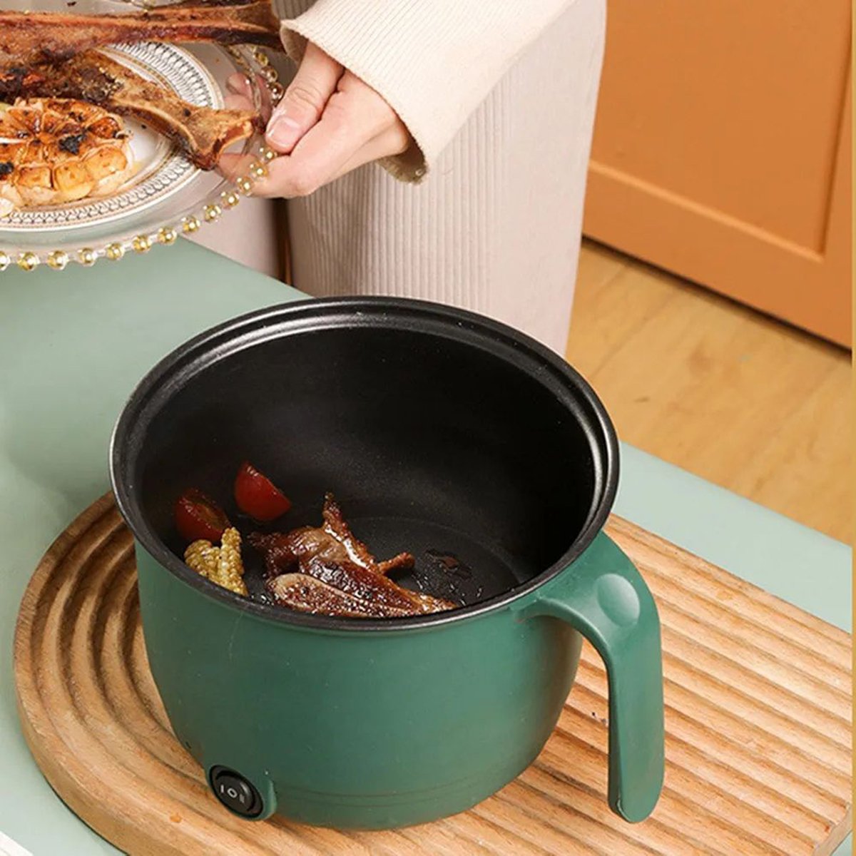 Pot de Cuisson électrique 18cm YL367 - Yallashopping